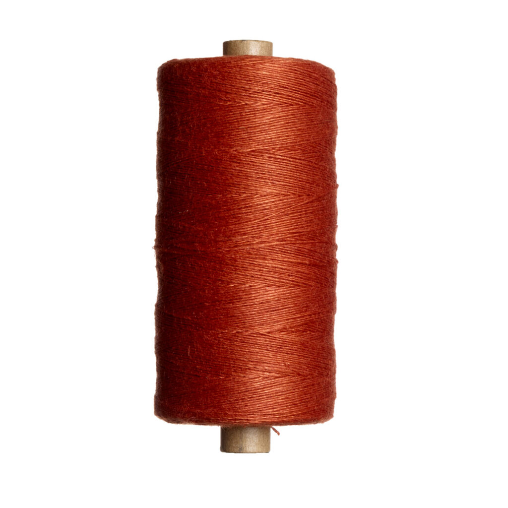 Garnhuset Tow Linen 6/1 - Dark Orange - 33 - Weaving Yarn
